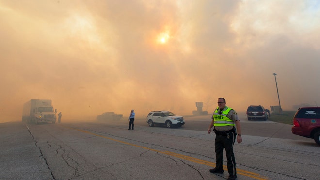 Dry autumn delivers fire and destruction to prairie states | Fox News