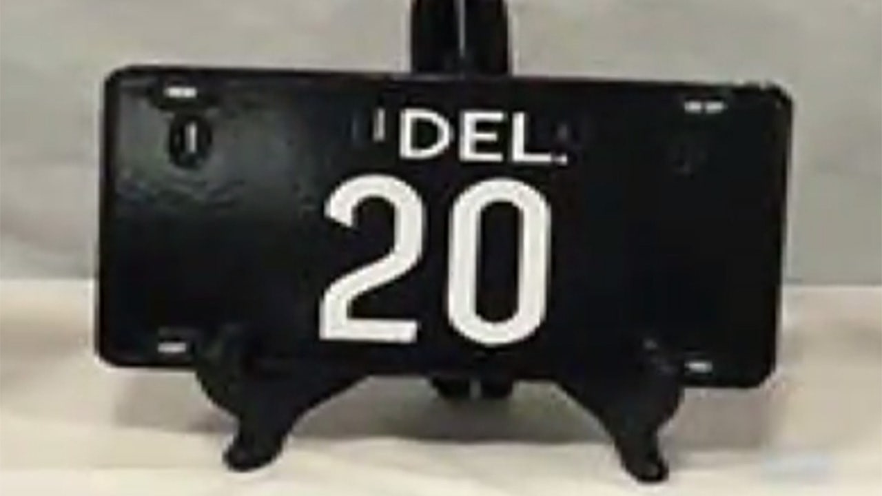 Delaware license plate auctioned for $410,000 | Fox News
