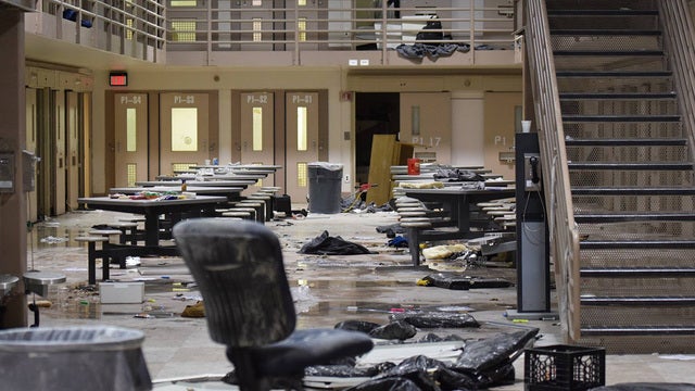 Photos: Riot leaves maximum-security prison wing in ruins | Fox News