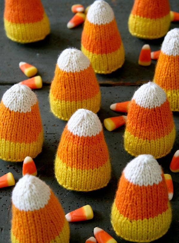 Easy Halloween Craft: Knitted Candy Corn | Fox News