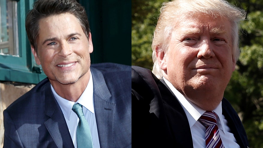 Rob Lowe thinks Donald Trump running for president is a 'good thing ...
