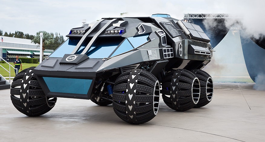 NASA Mars rover tour: Batmobile-like concept vehicle aims to inspire ...