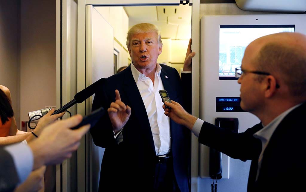 The mainstream media hates deplorables -- and they aren't fond of Trump ...