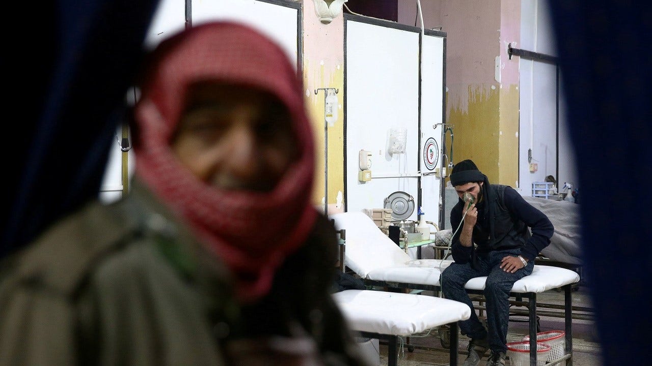 Syrian civilians hit in poisonous gas attack, rescuers say | Fox News
