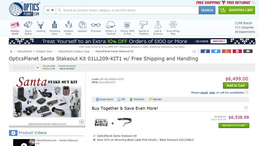 Here is some cool tactical gear to spot Santa this Christmas | Fox News