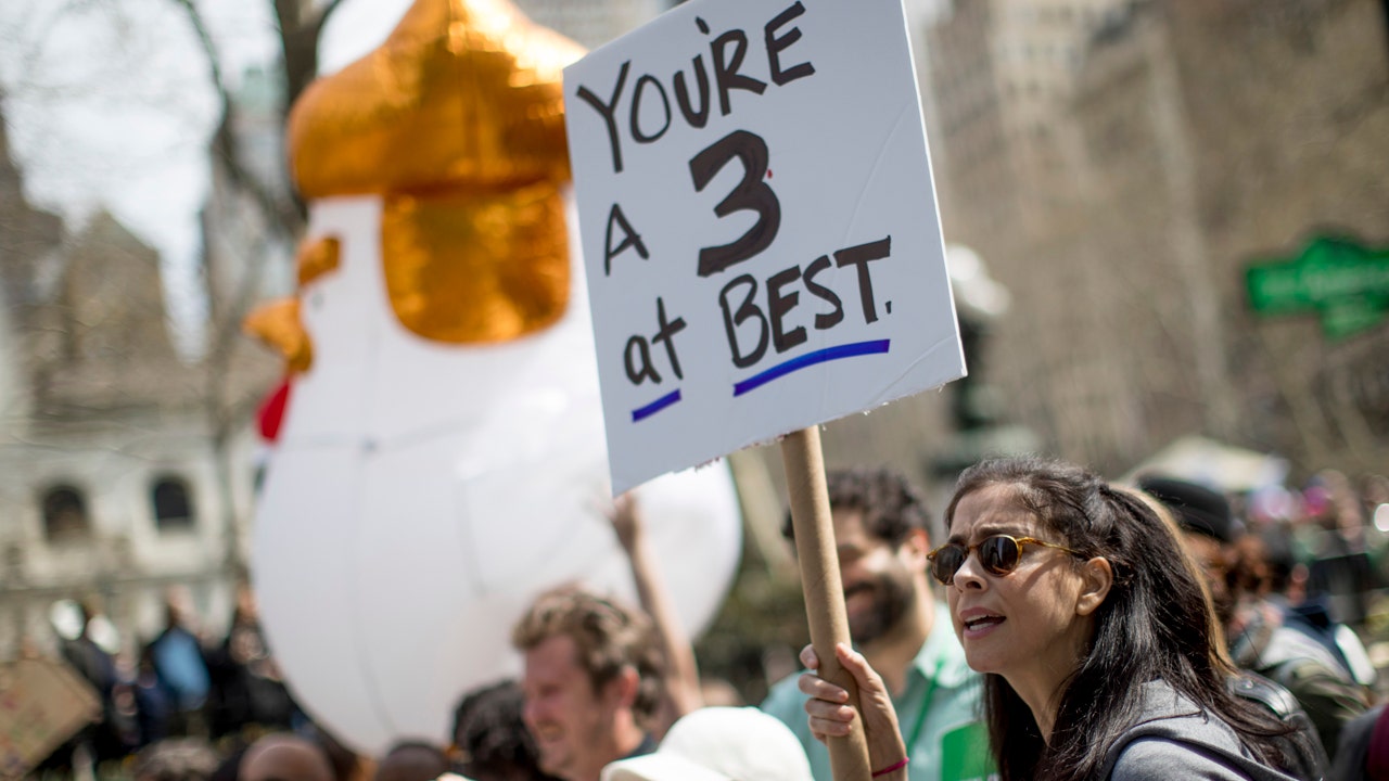 Sarah Silverman rips Trump at Tax Day rally: 'You’re a 3 at best' | Fox ...