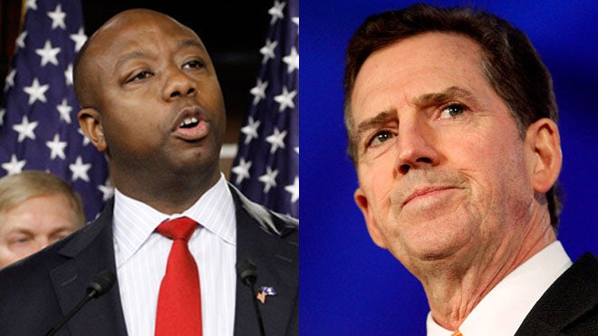 DeMint resignation tees up succession scramble, Rep. Scott draws ...