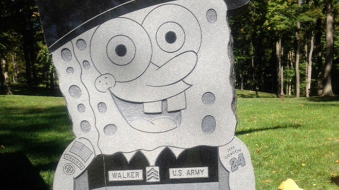 Cemetery removes Iraq War vet's SpongeBob SquarePants headstone | Fox News