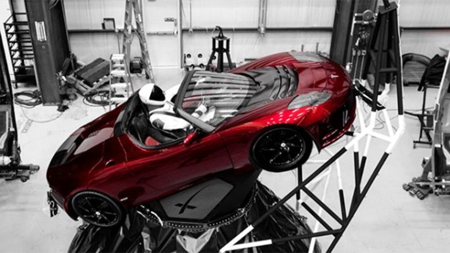 'Starman' set to take a ride into outer space in a Tesla Roadster | Fox ...