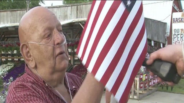 'All-American City' confiscates elderly man's American flags | Fox News