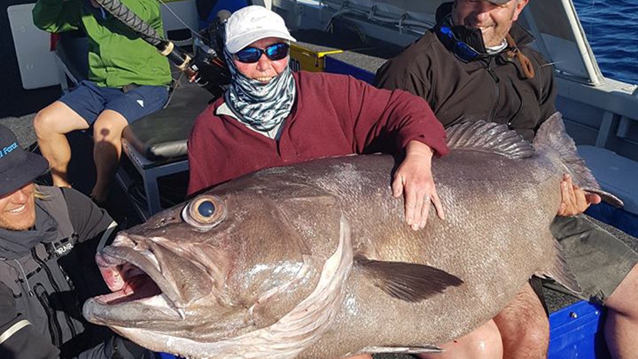 68-year-old woman catches 130-pound ‘monster’ fish on casual trip | Fox ...