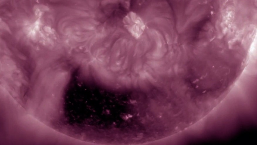 NASA spots square-shaped 'hole' in the sun | Fox News