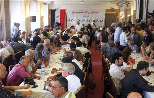 Syrian Opposition Meet in Damascus in Government-Sanctioned Gathering ...