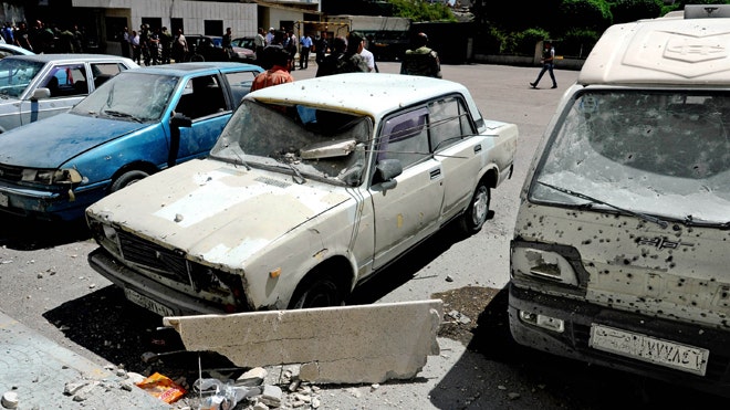 50 killed after attacks hit two major cities in Syria | Fox News