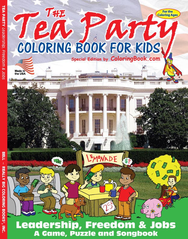'Tea Party Coloring Book' from Really Big Coloring Books | Fox News