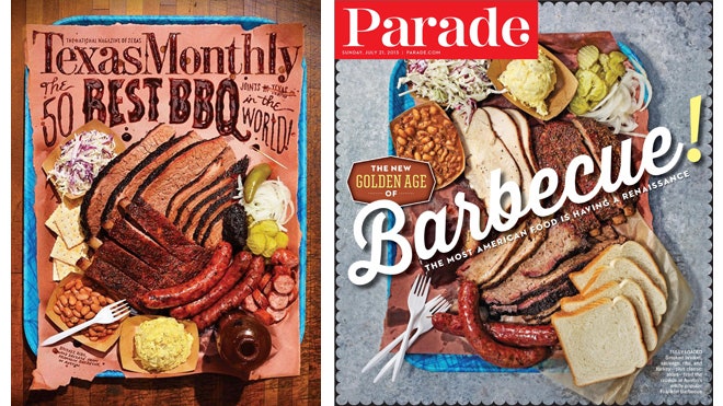 Parade Magazine barbecue cover strikingly similar to Texas Monthly ...