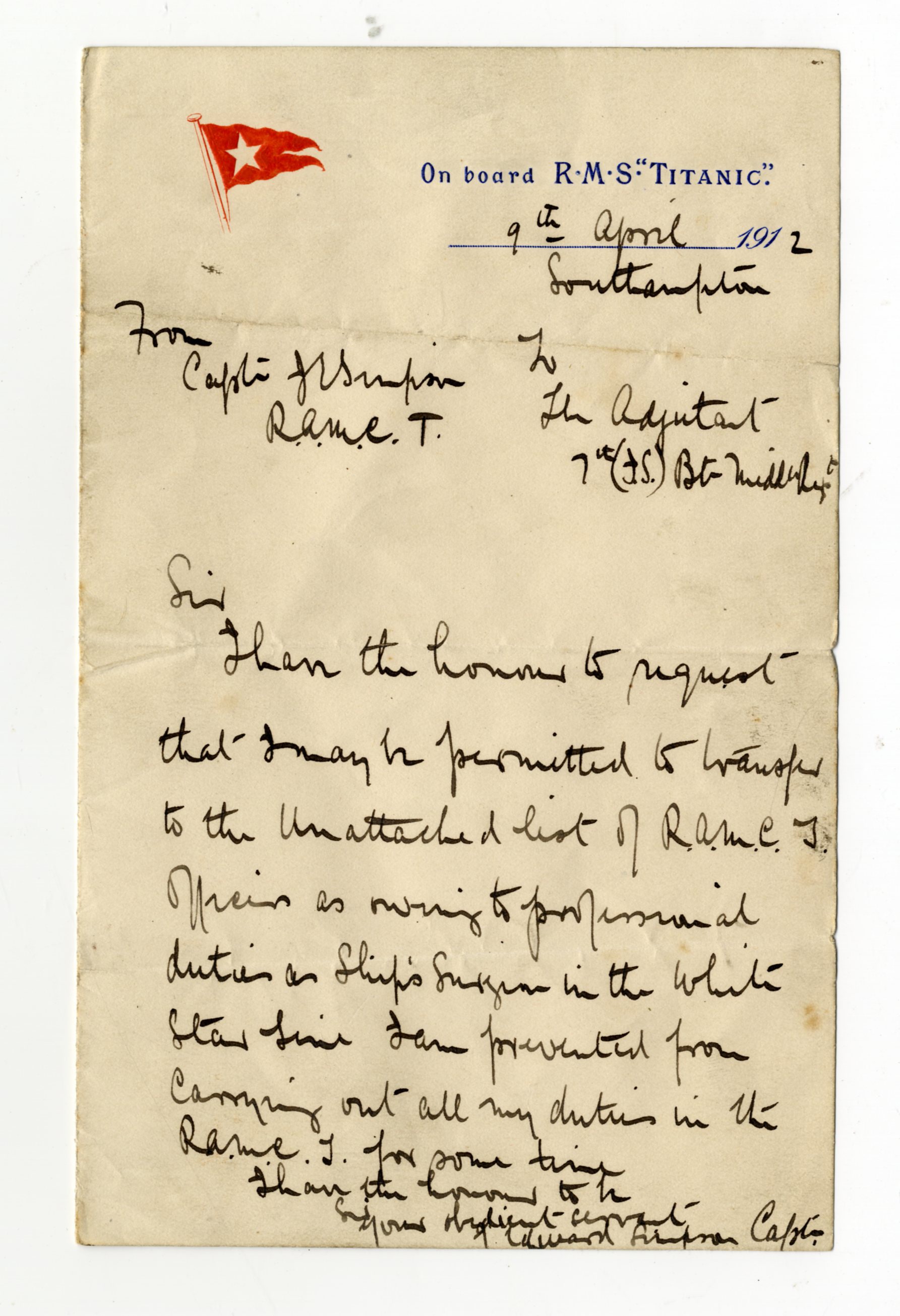 Poignant farewells: Tragic Titanic letters up for auction | Fox News