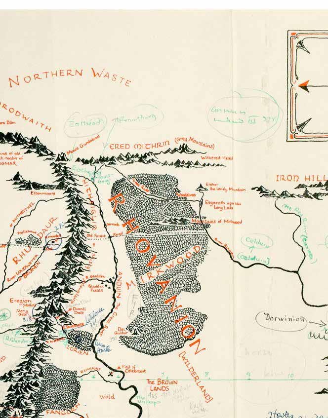 Rare 'Lord of the Rings' map annotated by JRR Tolkien on sale for ...