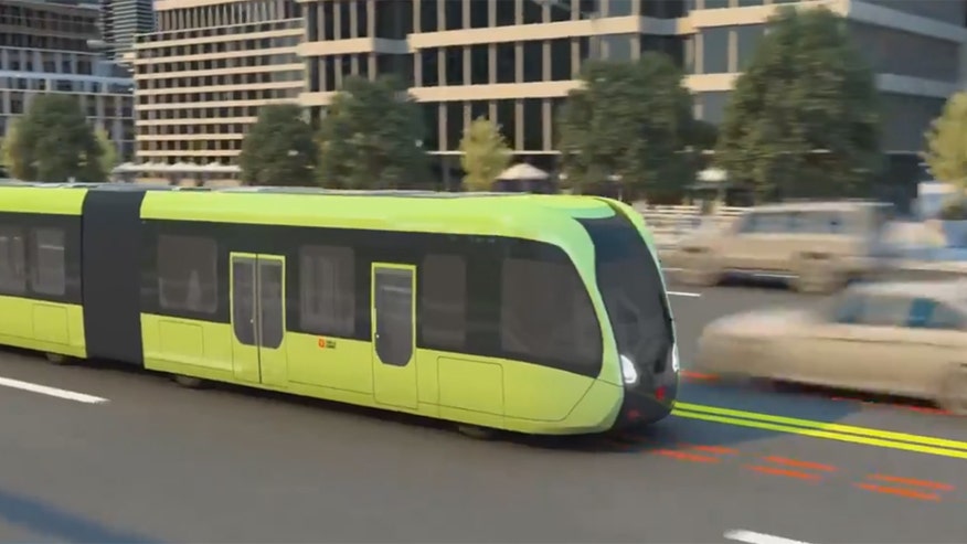 China unveils train that runs on a virtual track | Fox News