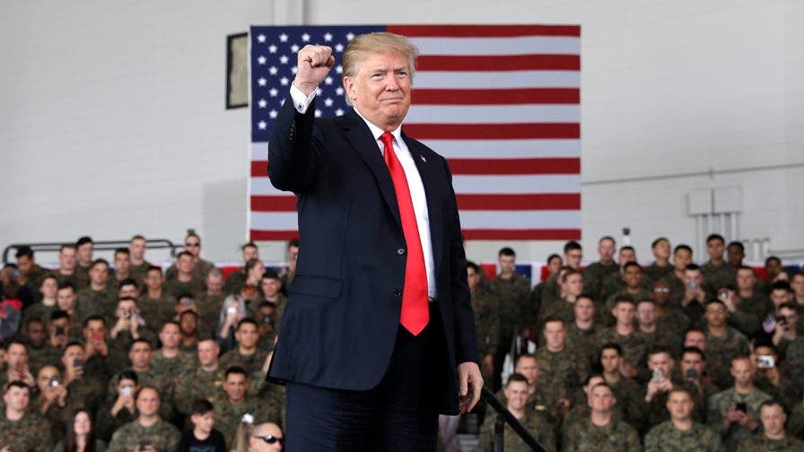 Trump praises military, calls for 'Space Force' as new branch of armed ...
