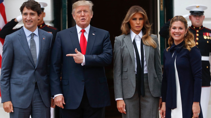 Trump, Trudeau meet at the White House amid new NAFTA talks | Fox News
