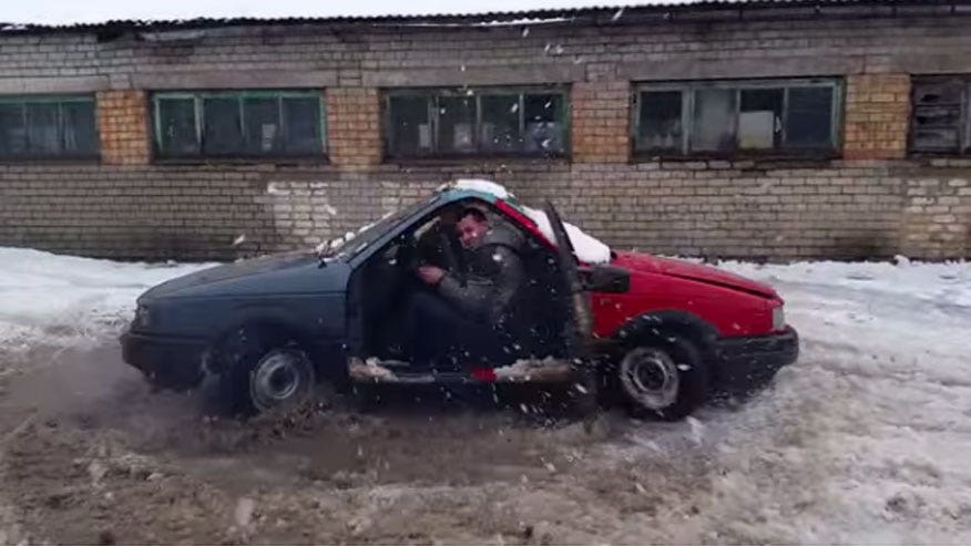 Watch two-headed Volkswagen go around in circles | Fox News