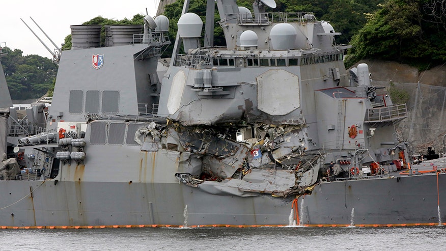 USS Fitzgerald collision: Ship failed to react to warning signals ...