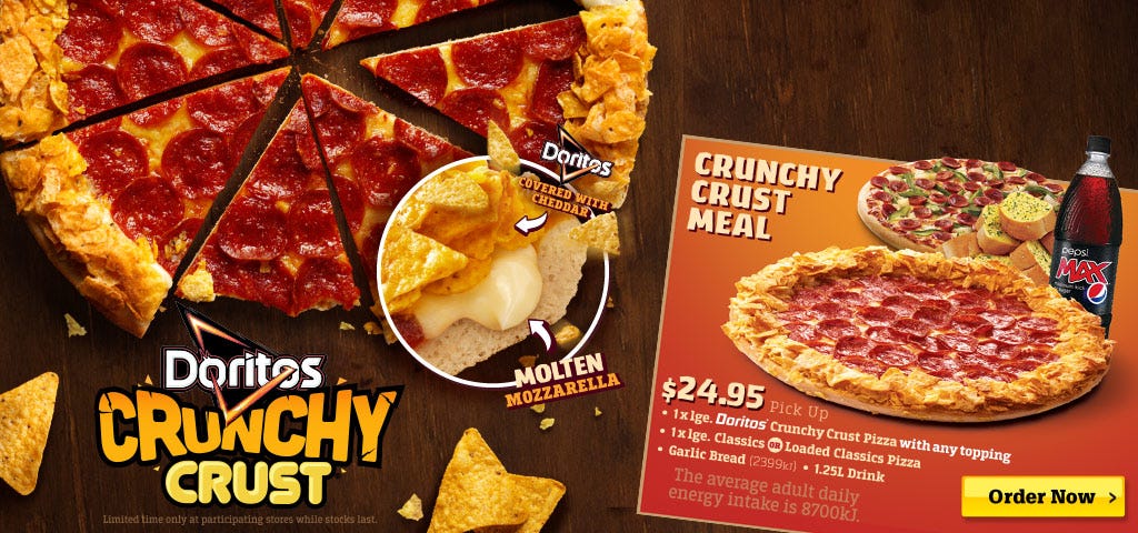 Pizza Hut Australia unveils Doritos crusted pizza | Fox News