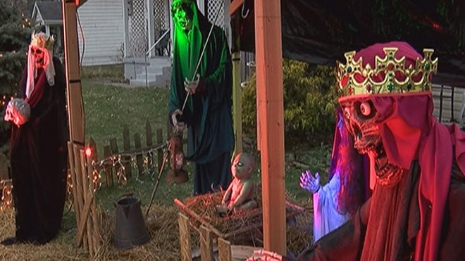 Ohio homeowner told to take down his zombie nativity scene | Fox News
