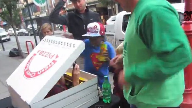 Watch: Zombie pizza prank scares the pepperoni out of pedestrians | Fox ...