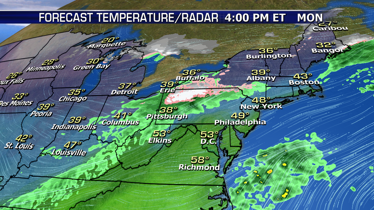 Snow for parts of the Great Lakes and Northeast; air quality alerts for ...