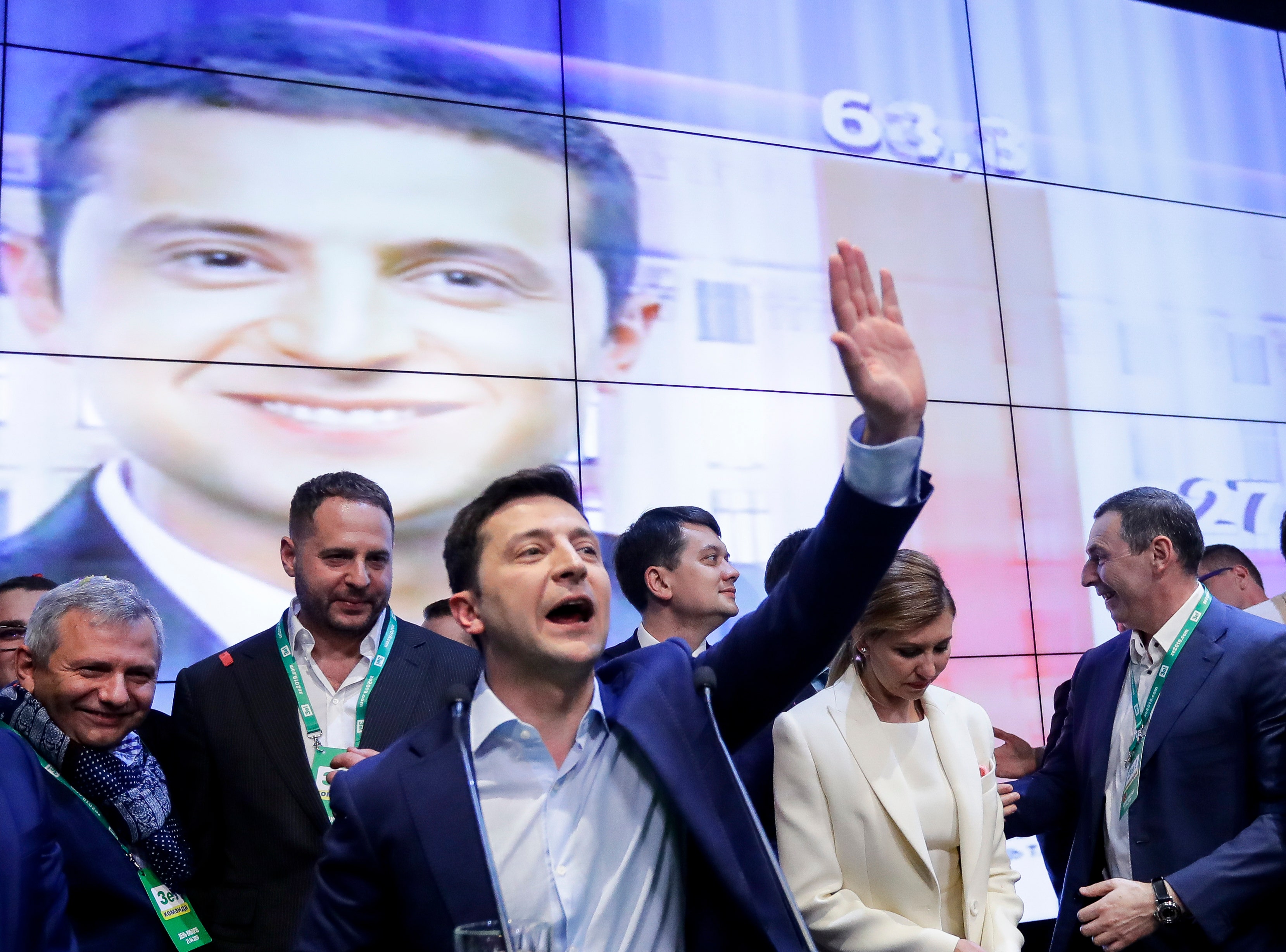 Comedian and actor elected as new president of Ukraine, polls show ...
