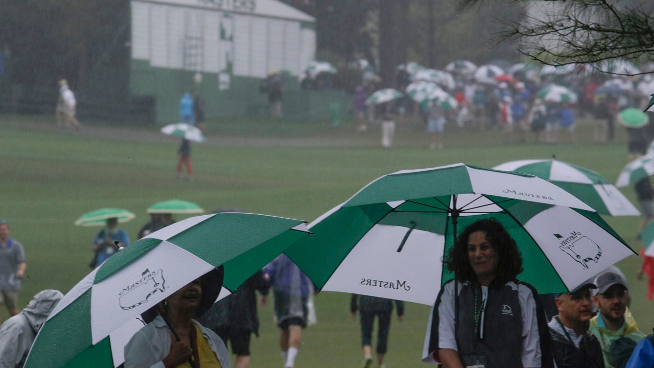 Masters prepares for unprecedented tee off due to weather, officials ...