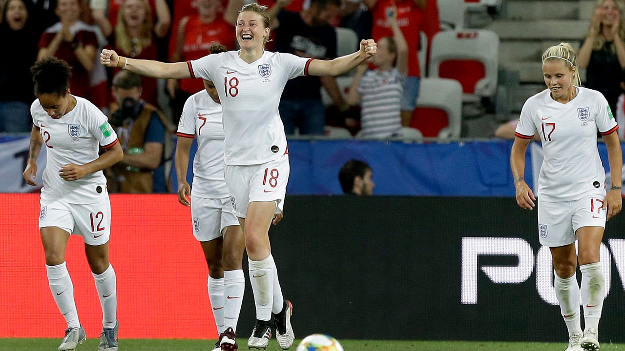 England beats Japan 2-0 to clinch top spot in Group D