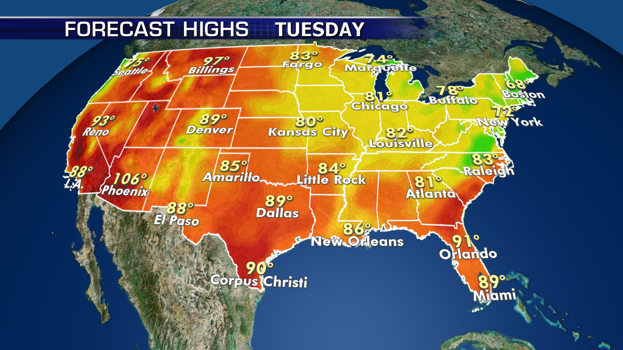 Strong cold front brings storm risk to East Coast; tropical depression ...