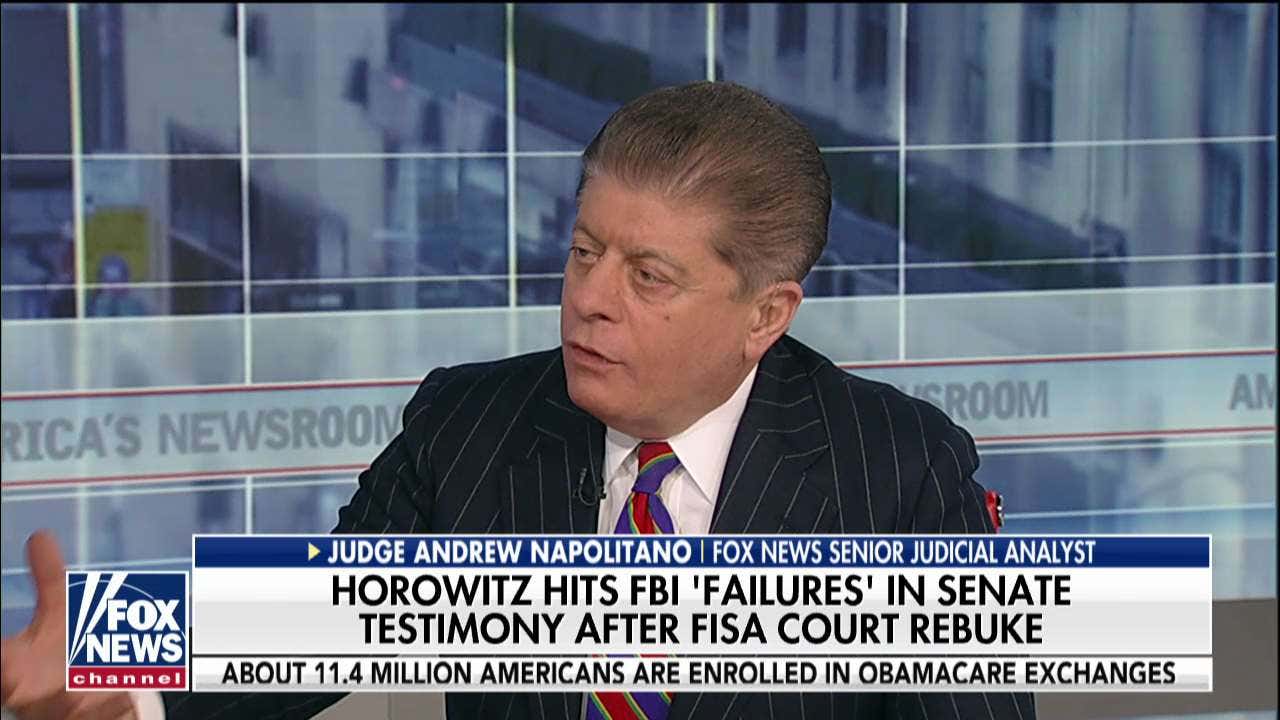 Judge Napolitano: FISA judge's FBI rebuke suggests court has been ... Judge Napolitano: FISA judge's FBI rebuke suggests court has been ...