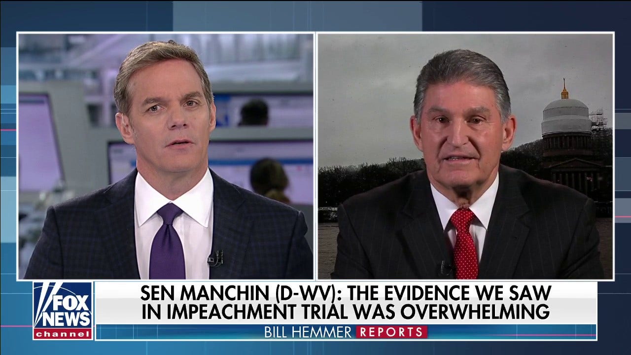 Manchin defends impeachment trial vote to oust Trump, says he wanted ... Manchin defends impeachment trial vote to oust Trump, says he wanted ...