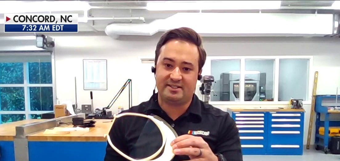NASCAR helps make masks and face shields using 3D printers | Fox News