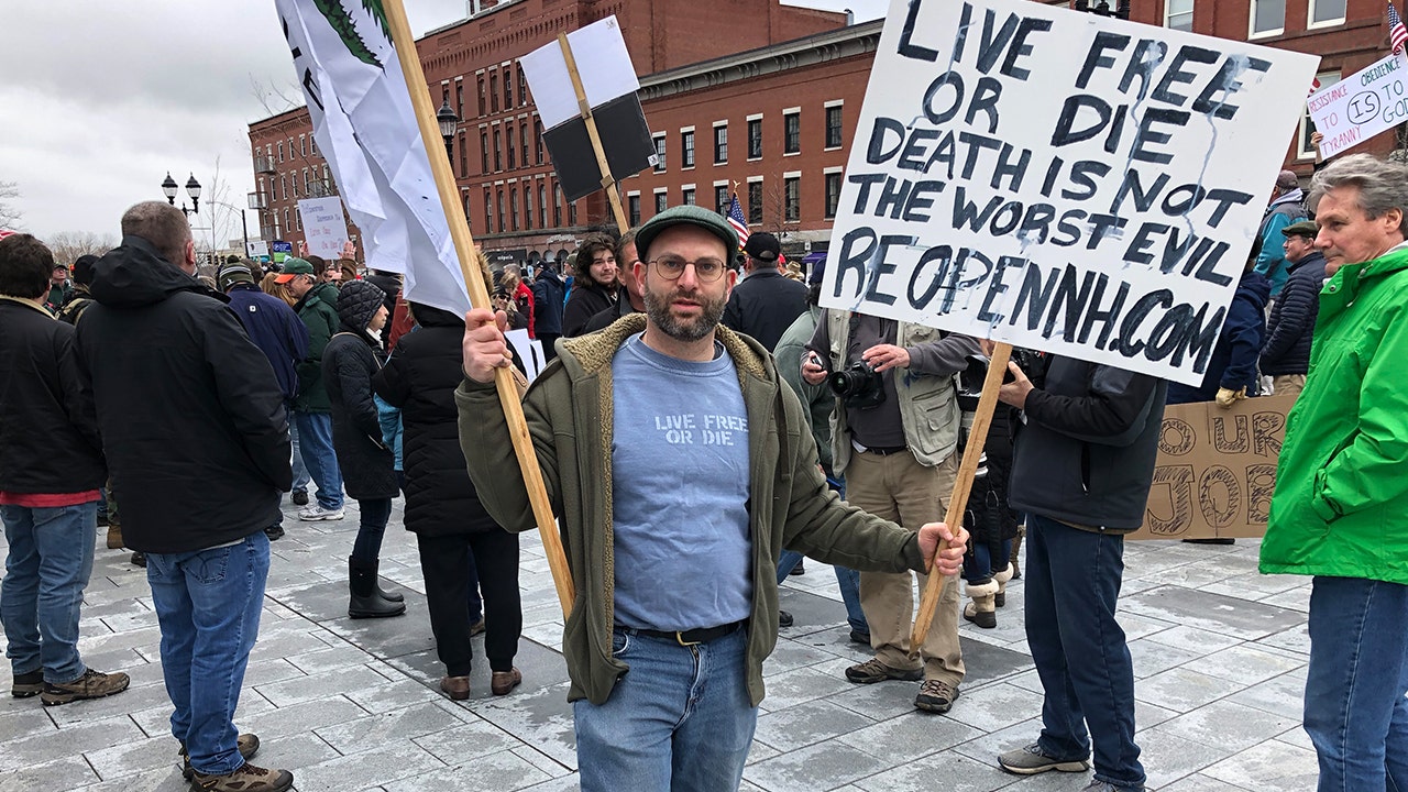 Protesters call for NH to lift coronavirus restrictions, say governor ...