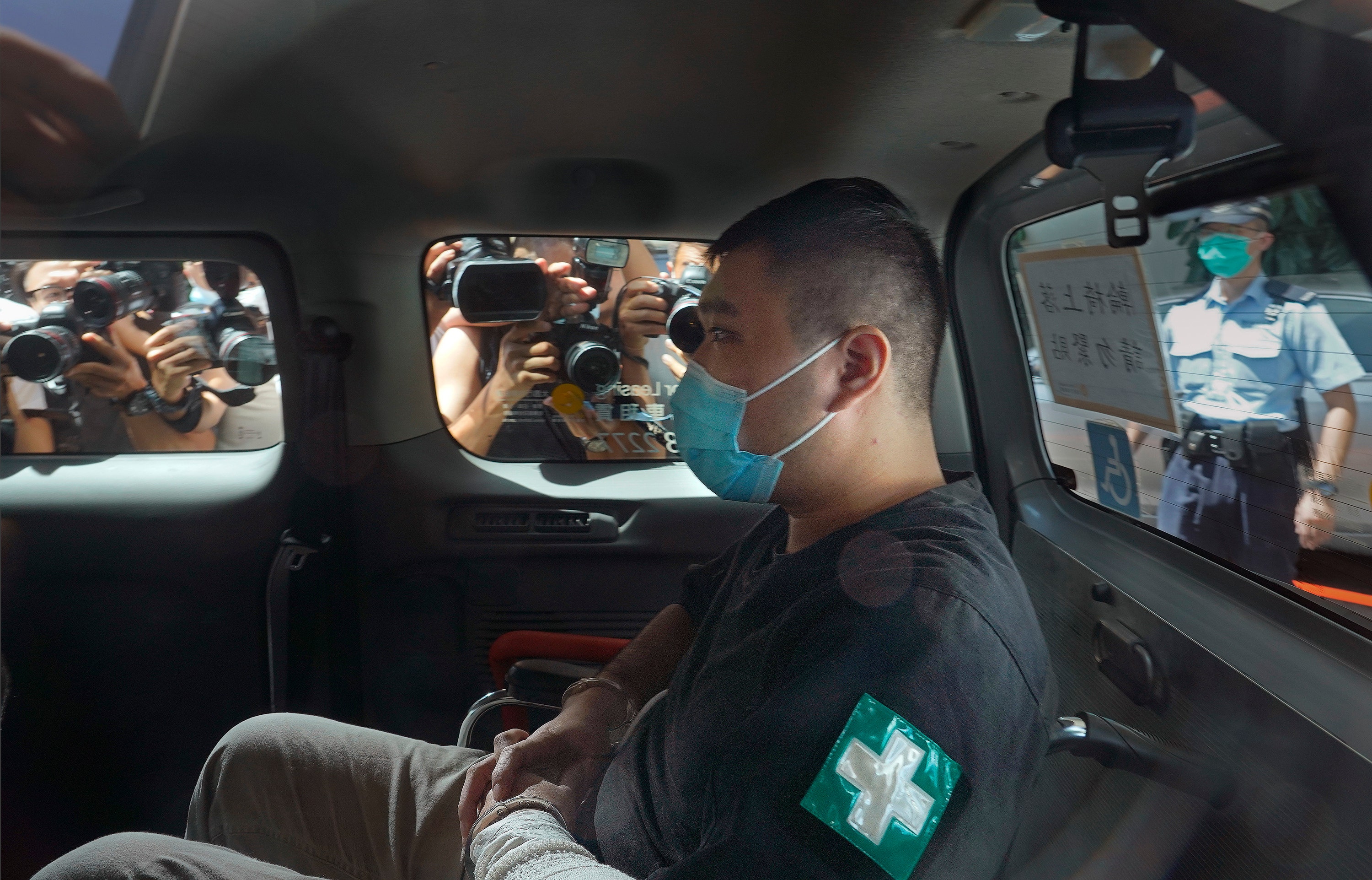 Hong Kong Protester First To Be Charged Under New Security Law Is