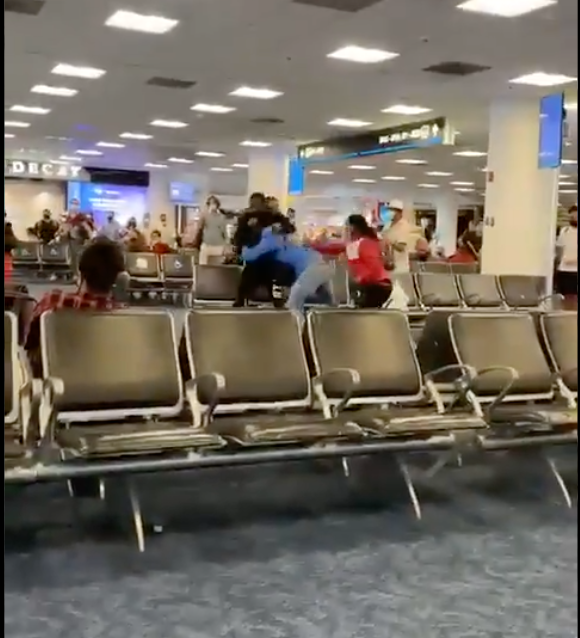 Miami International Airport turns into slugfest after massive brawl ...
