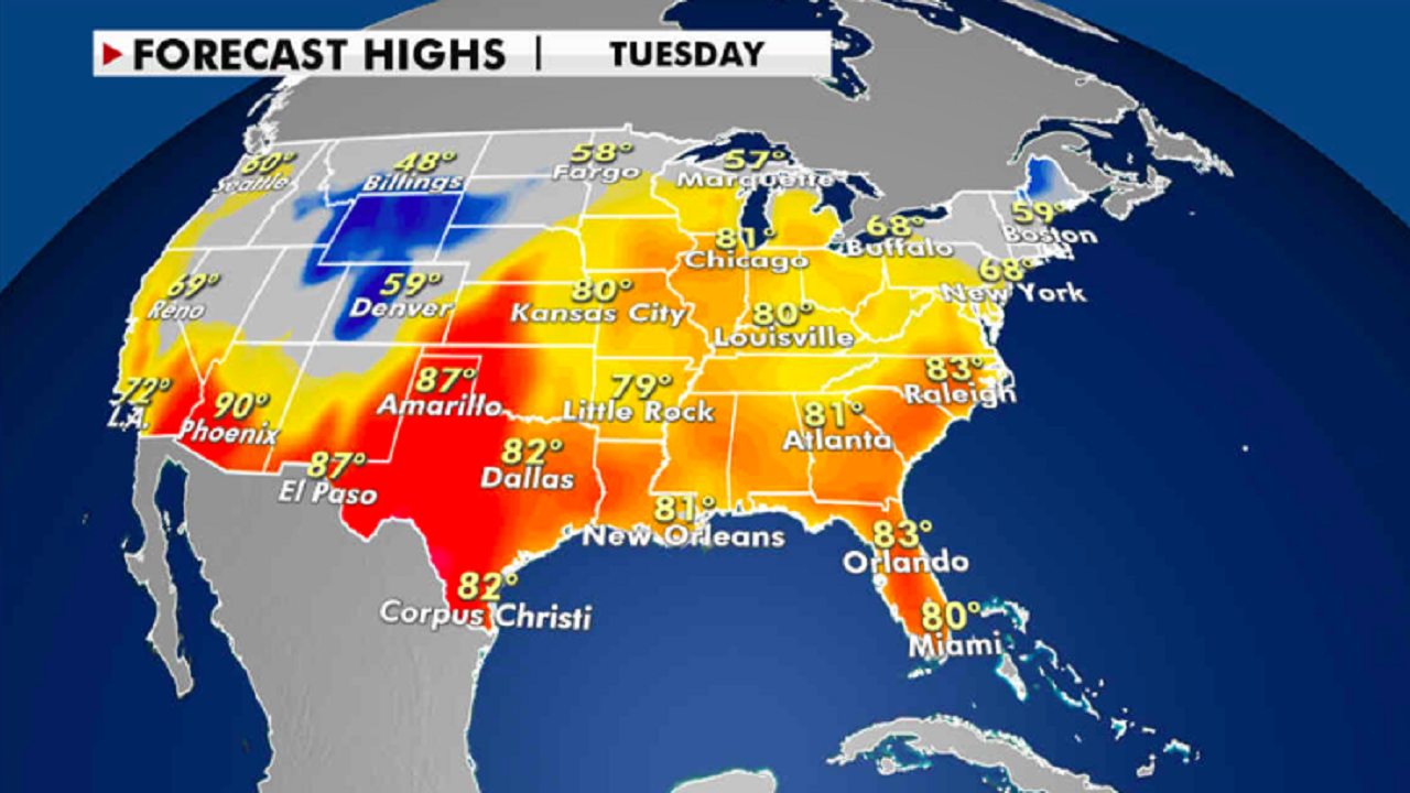 National weather forecast: Widespread rain, thunderstorms moving across ...