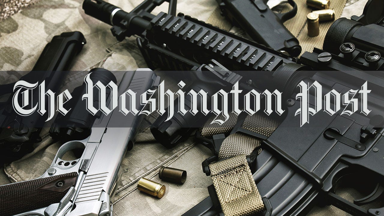 Washington Post editorial board blames 'damage done by guns' for murder ...