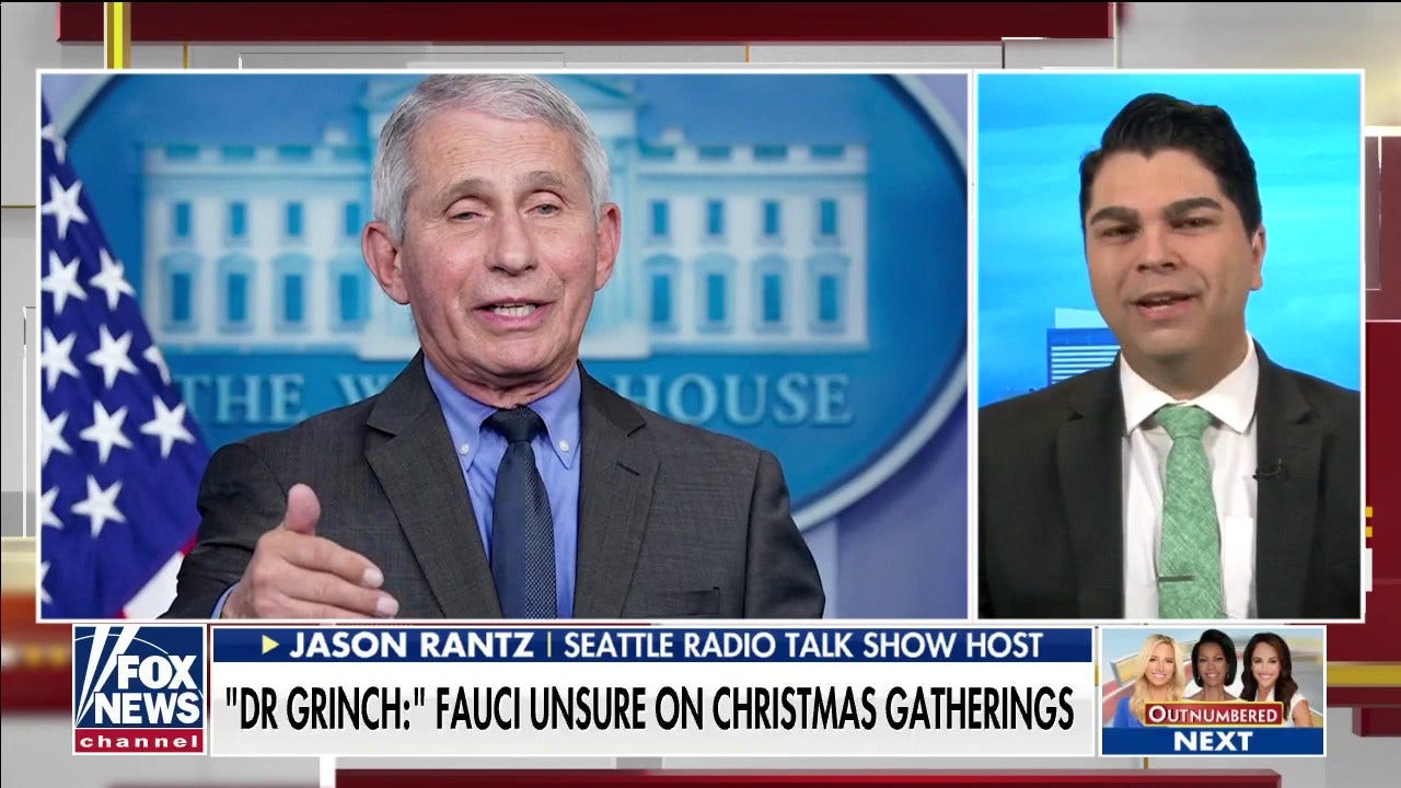 Jason Rantz rips Dr. Fauci's 'ludicrous' remark about Christmas ...