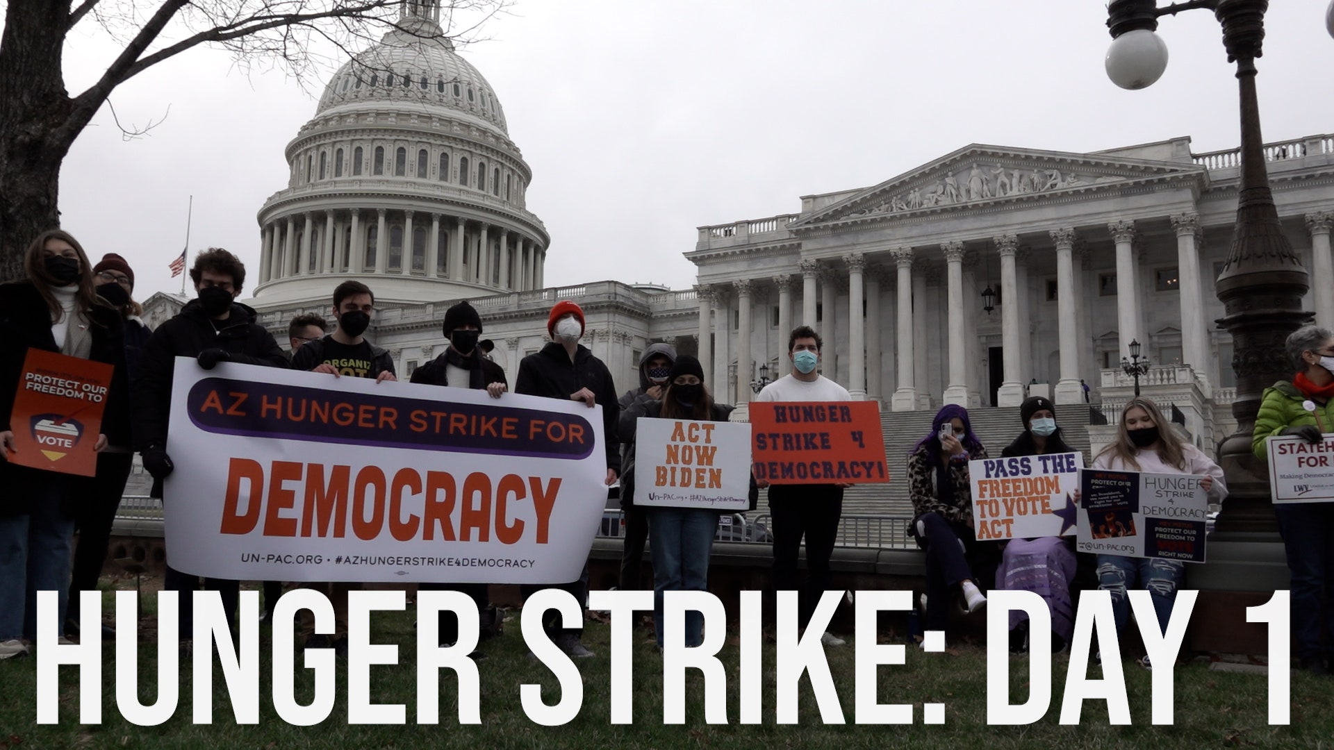HUNGER STRIKE DAY 1: Indefinite strike for voting rights legislation ...
