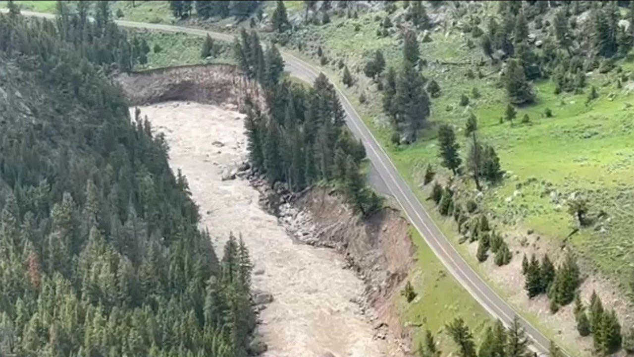 Yellowstone aerial views show significant damage to landscape after ...