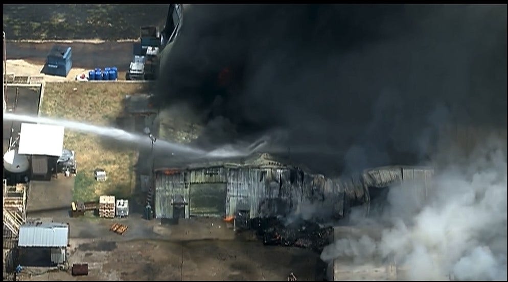 Texas chemical plant catches fire forcing evacuation, school lockdowns ...