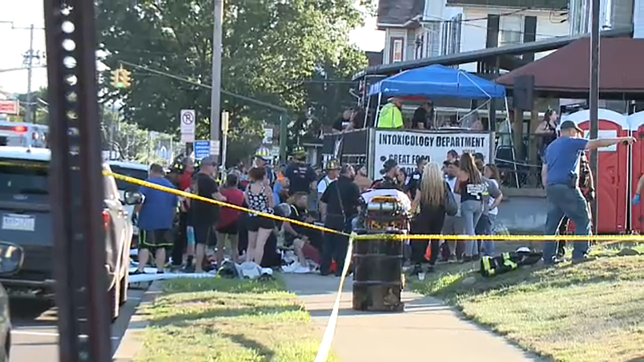 Man crashes car into crowd honoring victims of fire, leaving 1 dead, 17 hurt: police | Fox News