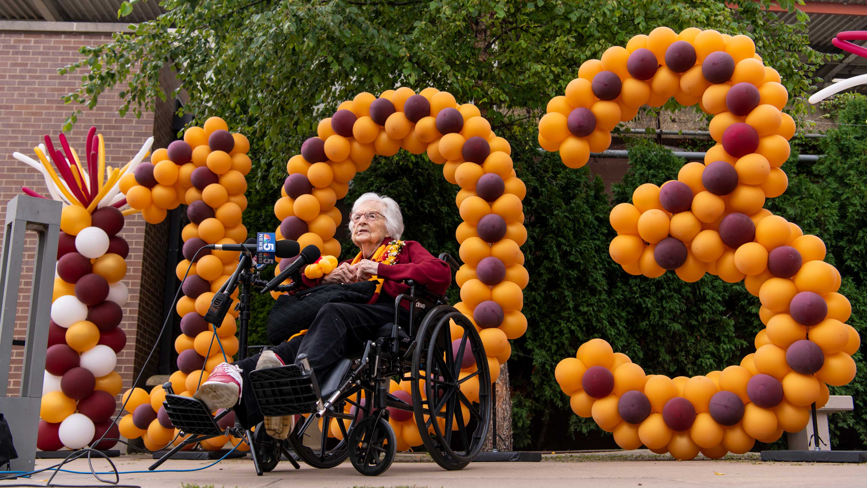Loyola Universtity celebrates Sister Jean's 103rd birthday with train ...