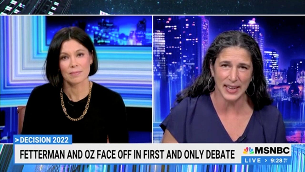 MSNBC guest says Fetterman-Oz debate 'an example of such remarkable ...